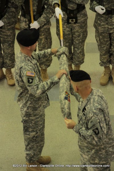 The 159th Combat Aviation Brigade uncased their colors in a ceremony at ...