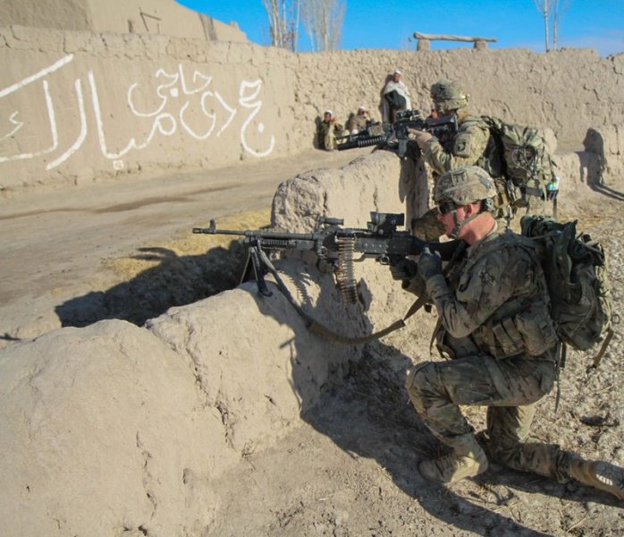 ANSF, 101st Airborne Division Rakkasans combat insurgency in rural ...
