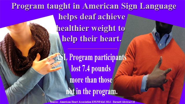 American Heart Association says Program taught in American Sign ...