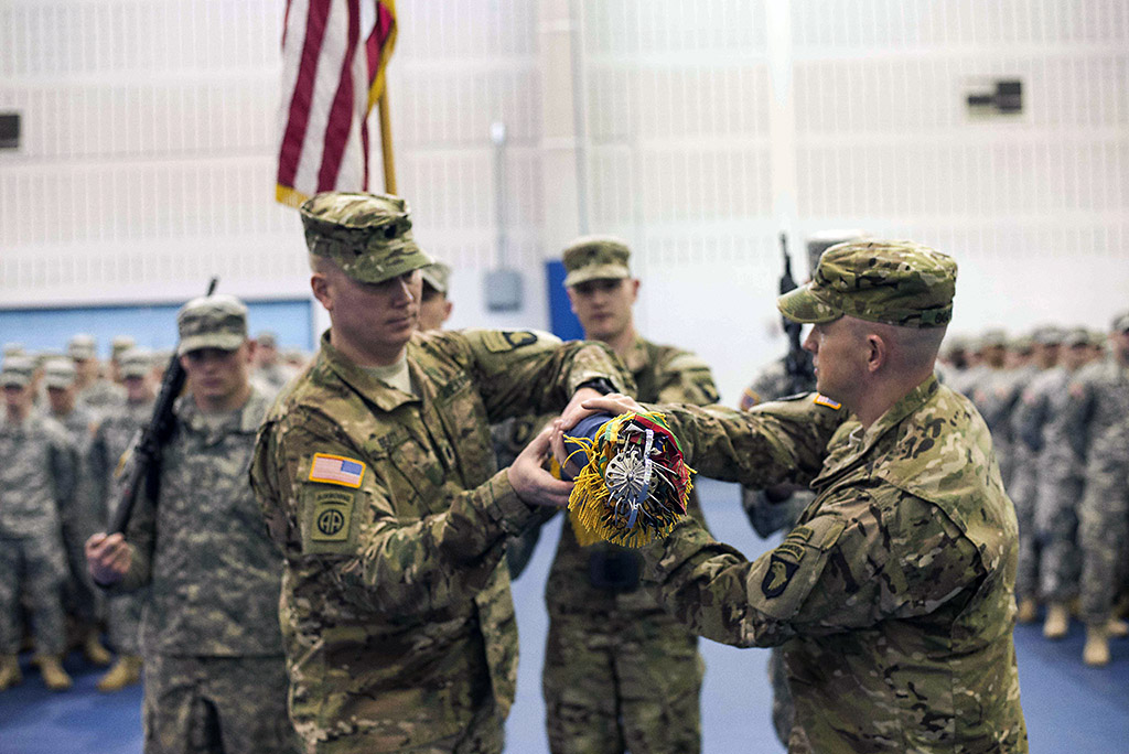 Five first-time combat deploying Soldiers with 1st Battalion, 327th ...