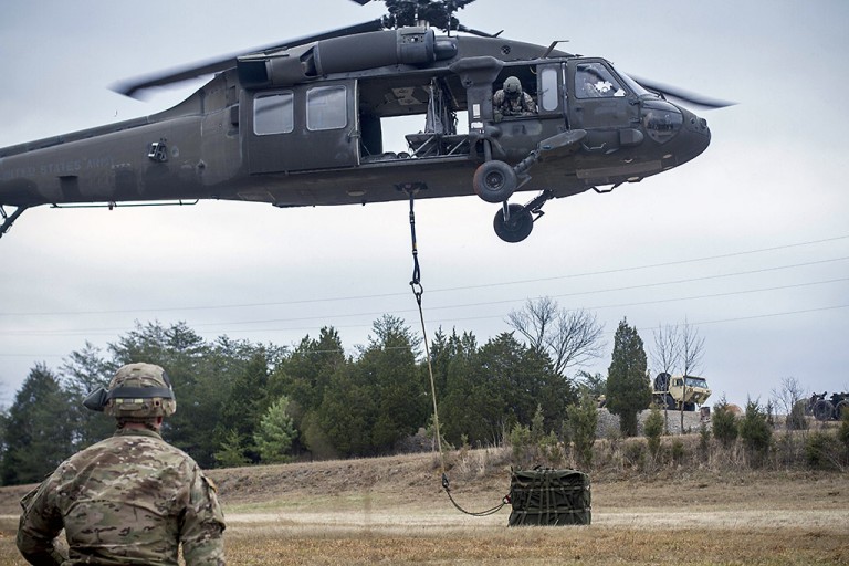Fort Campbell's 2nd Brigade Combat Team "Strike" soldiers conduct squad ...