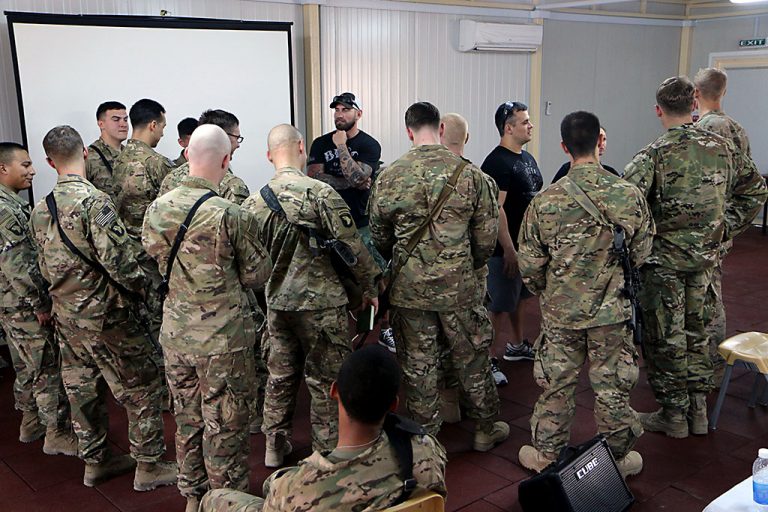 ‘Range 15’ stars Mat Best, Nick Palmisciano, Jarred Taylor visit Iraq ...