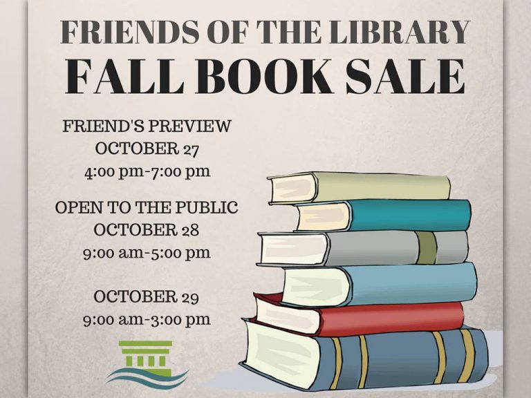 Friends of the Library Fall Book Sale kicks off Thursday, October 27th ...