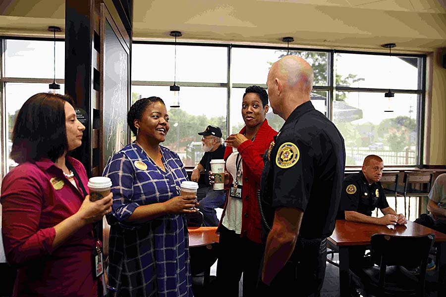 Clarksville Police hold their first "Coffee With A Cop" - Clarksville ...