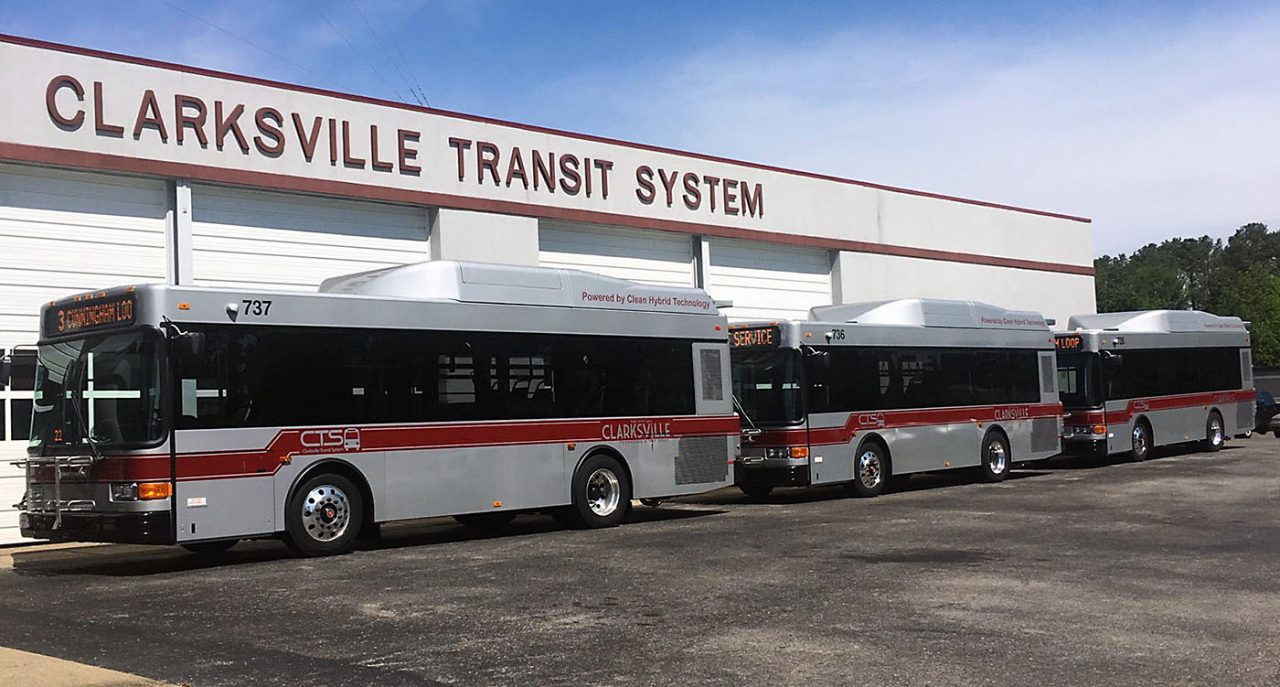 Clarksville Transit System adds three Hybrid Buses - Clarksville Online ...