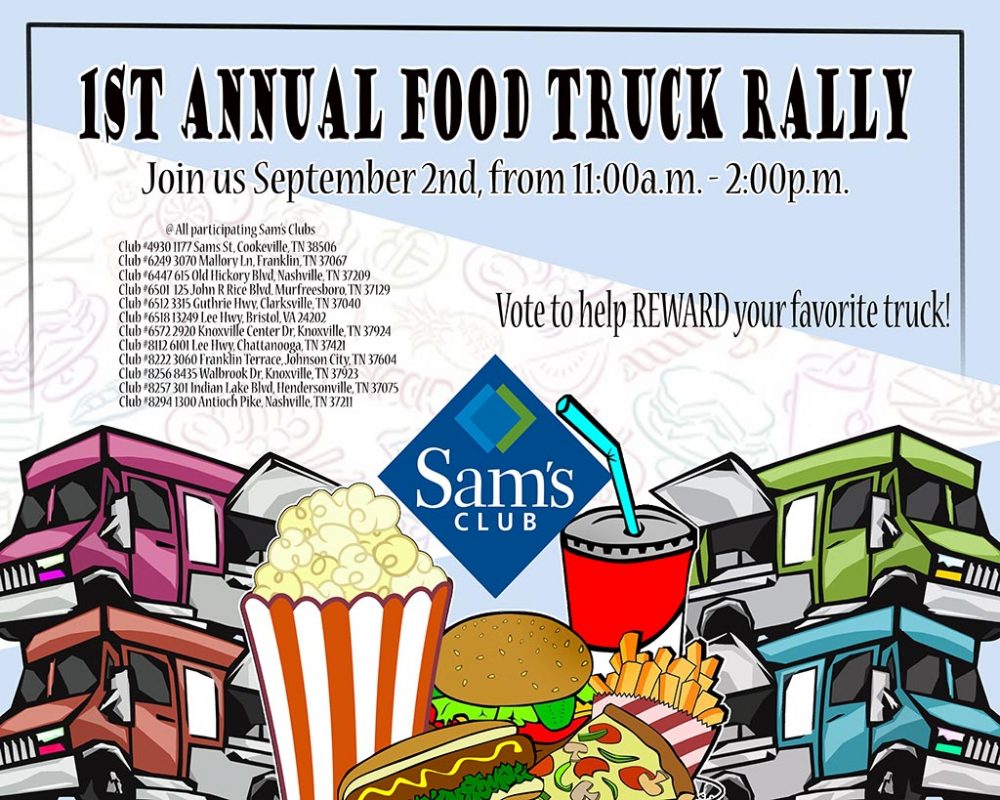 Sam's Club to hold 1st Annual Food Truck Rally September 2nd ...