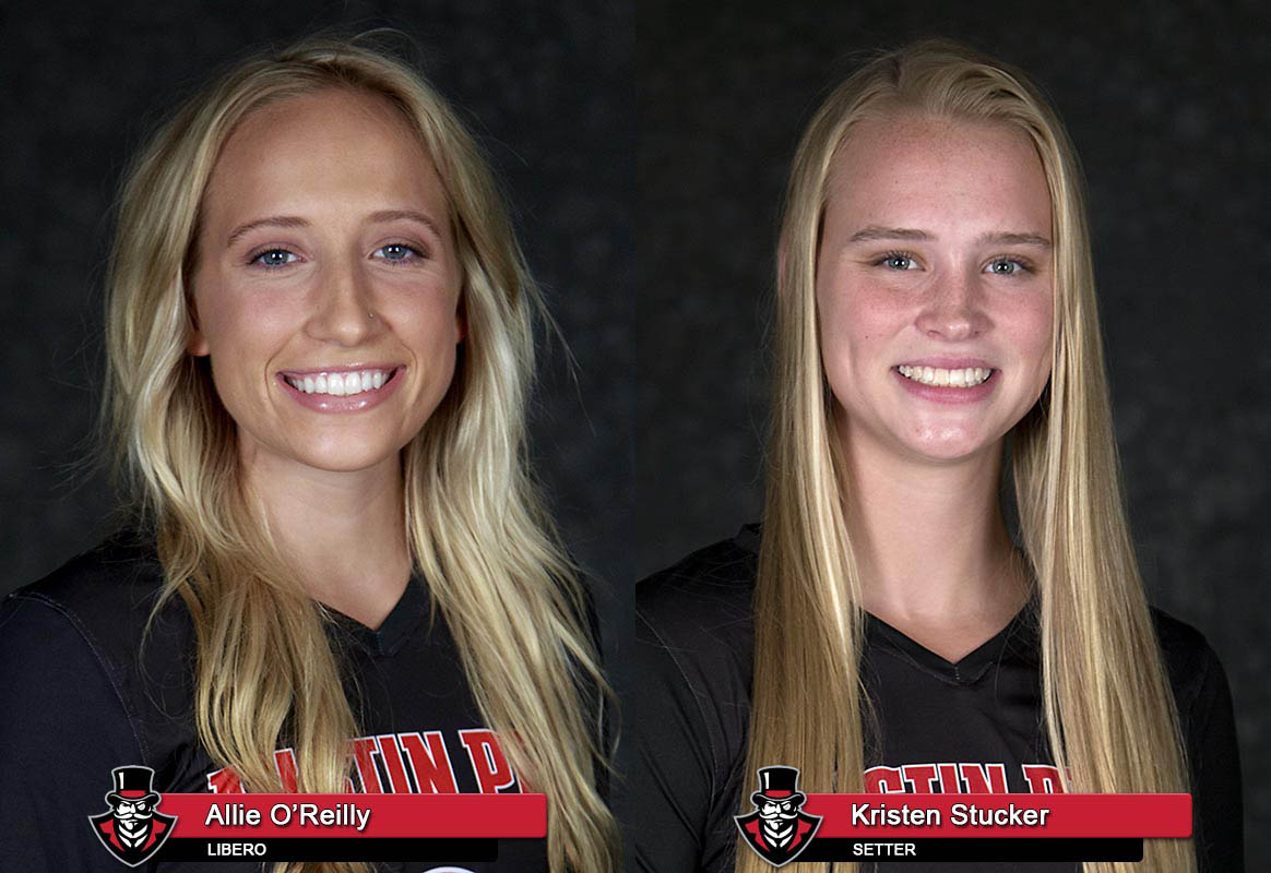 APSU Volleyball's Allie O'Reilly and Kristen Stucker earn OVC Weekly ...