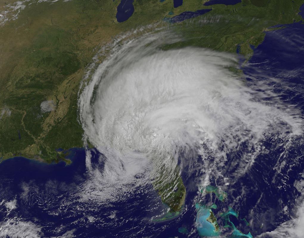 NASA observes Tropical Storm Irma moving North up Florida Peninsula ...