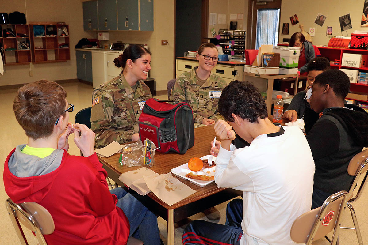 Blanchfield Army Community Hospital Team mentors Clarksville students ...