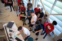 High school students jump into life-size Super Mario experience at ...