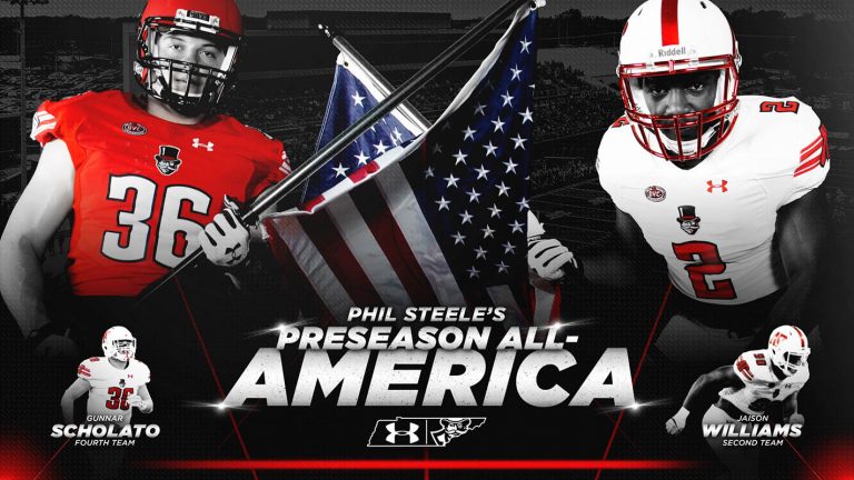 APSU Football's Jaison Williams, Gunnar Scholato Named Phil Steele ...