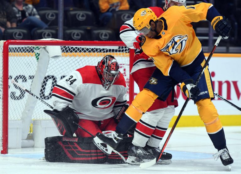 Nashville Predators fall to the Carolina Hurricanes 5-3 - Clarksville ...