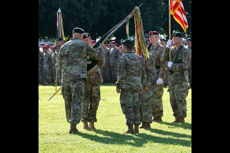 Col. Lewis Jay Powers, outgoing commander of the 5th Special Forces ...