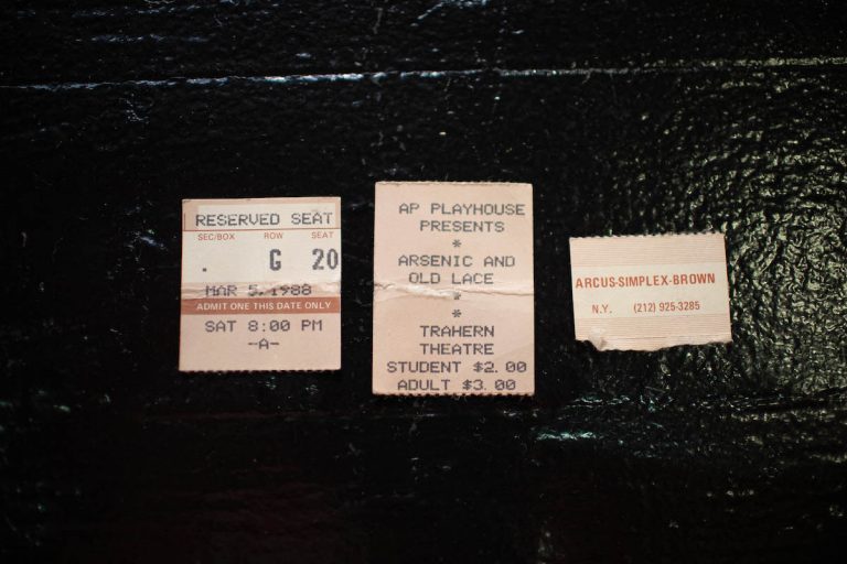 1988 playbill falls out of reclaimed APSU Trahern Theatre seat ...