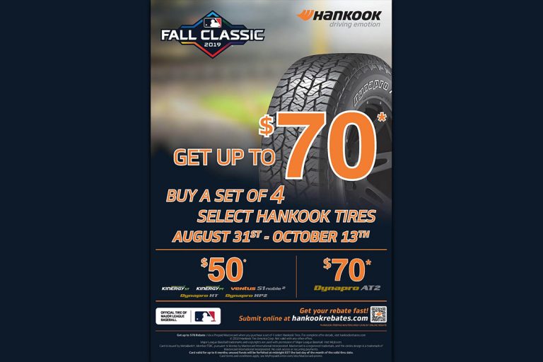Hankook Tire's Fall Classic Rebate Hits It Out of the Park with ...