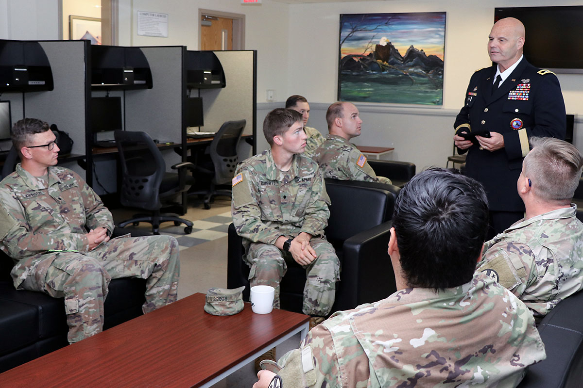 (standing) Deputy Adjutant General of the Tennessee National Guard, Maj ...