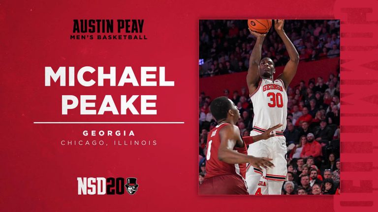 APSU Men's Basketball adds Georgia transfer Mike Peake for 2020 ...