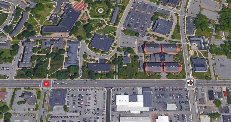 Austin Peay State University logo installation on College Street to ...