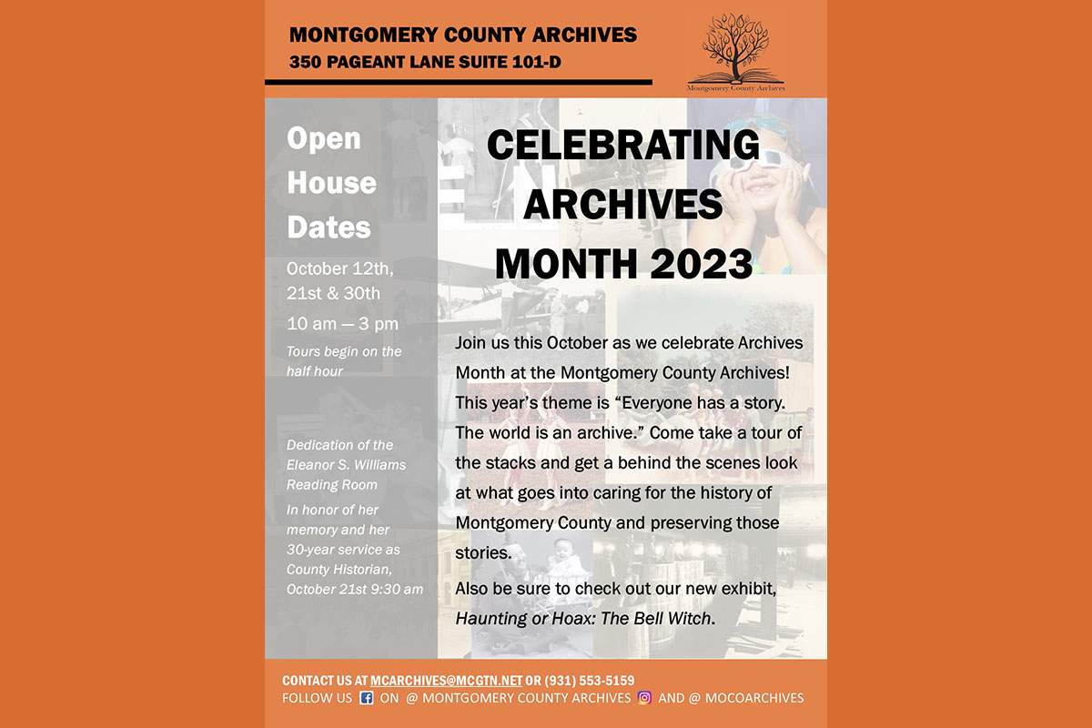 Montgomery County Archives to celebrate American Archives Month in ...