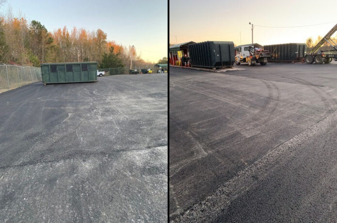 Bi-County Solid Waste Management’s Ferry Road Convenience Center paving ...
