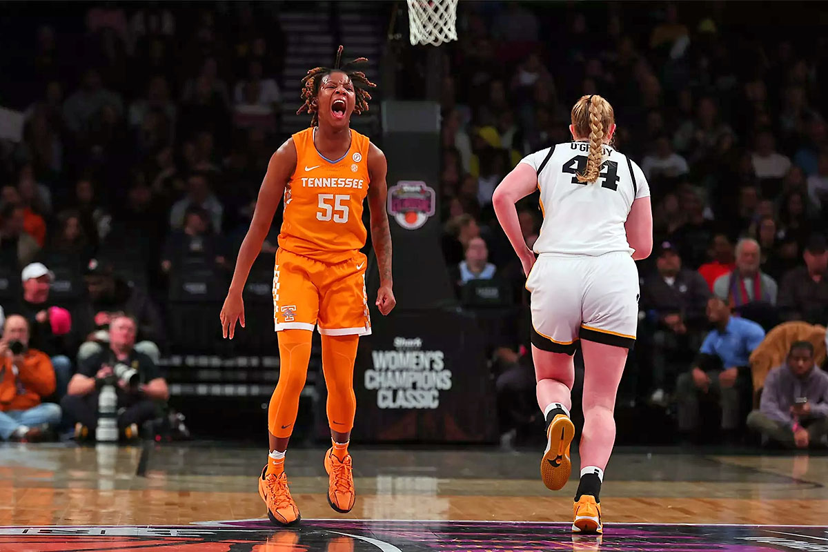 Tennessee Lady Vols Basketball Stun 17 Iowa Stay Perfect with 78 68 Victory in Brooklyn Clarksville Online Clarksville News Sports Events and Information
